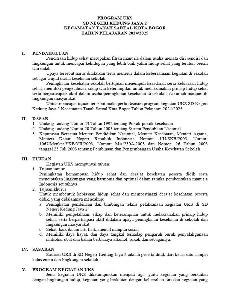 Contoh Program-Uks | PDF