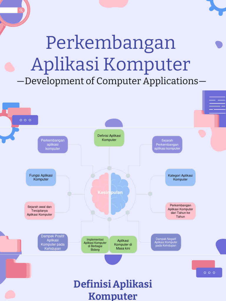 Perkembangan Aplikasi Komputer | PDF | Seni | Komputer