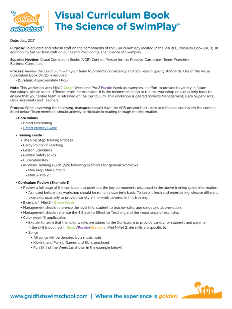 VCB Workshop | Download Free PDF | Curriculum | Teachers