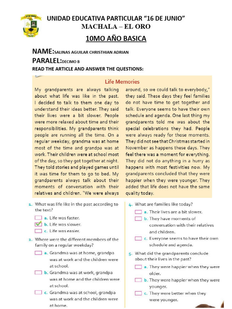 Actividad de Adverbios de Frecuencia | PDF