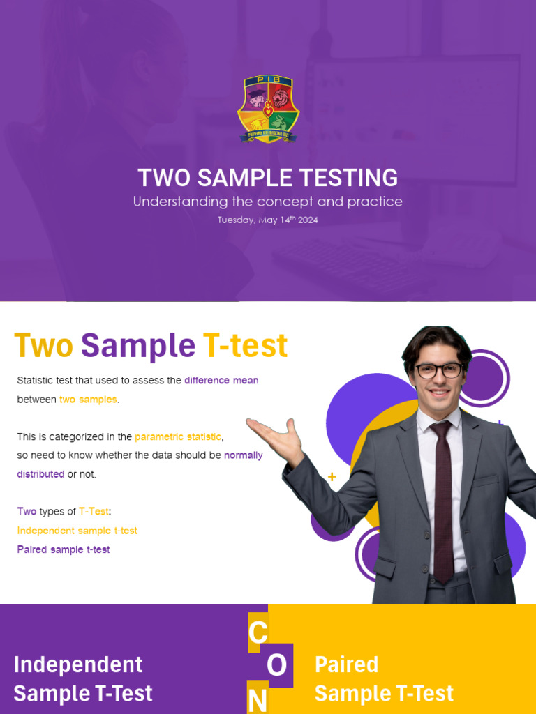 Topic 13. Two Sample Testing | PDF | Student's T Test | Sampling ...
