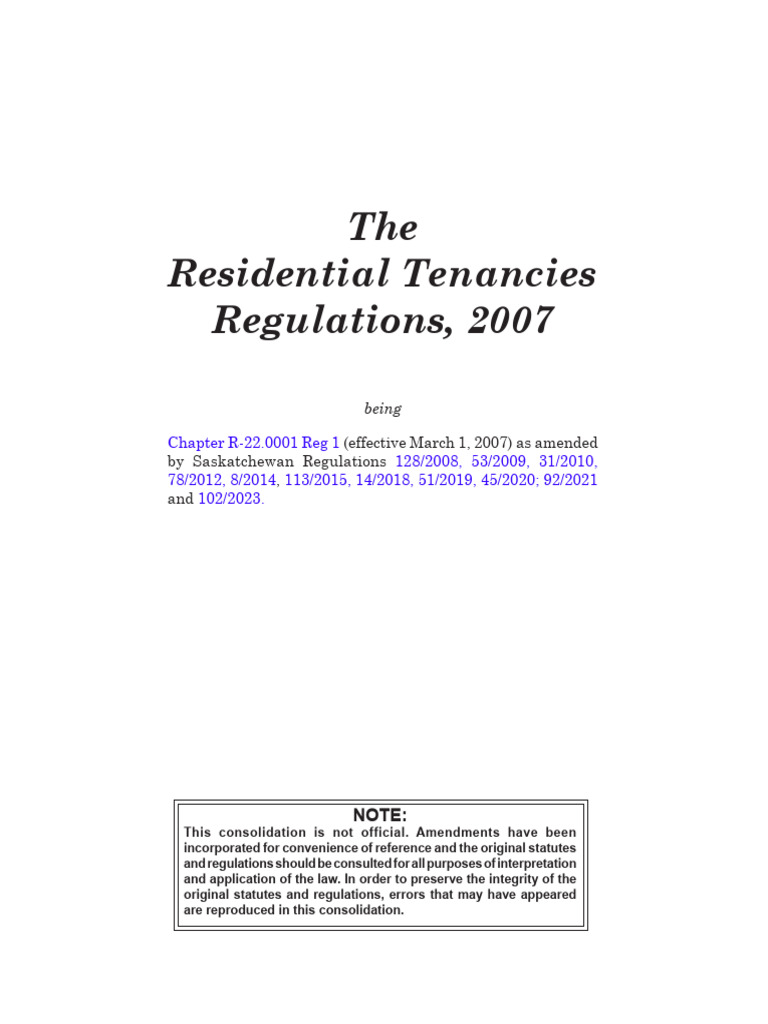 Residential Tenancies | PDF | Leasehold Estate | Lease