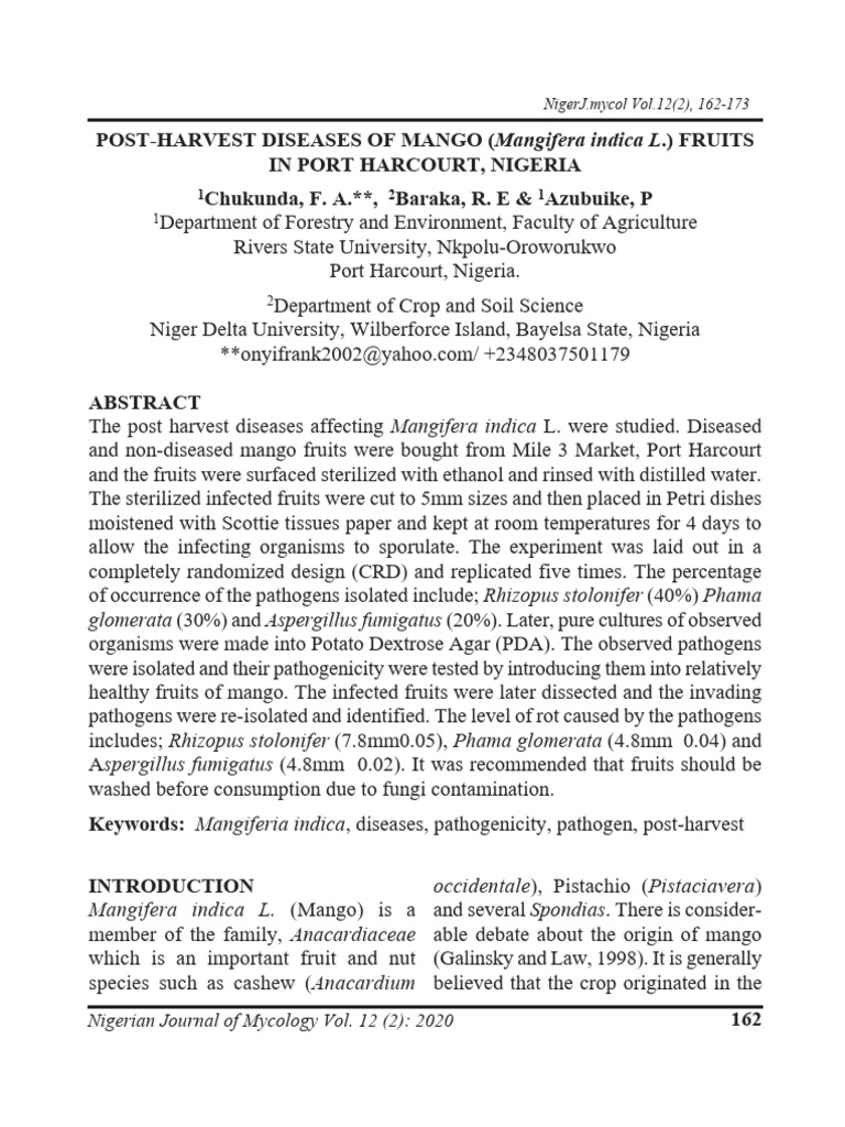 12 Mycoson Publication - 2020 - (Issue II) - Chukunda Et Al | PDF ...