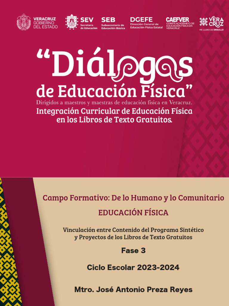 Vinculación de Contenidos y PDA de EF y Libros de Texto Fase 3,4 y 5 ...