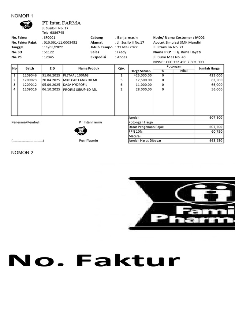Faktur 2022 | PDF