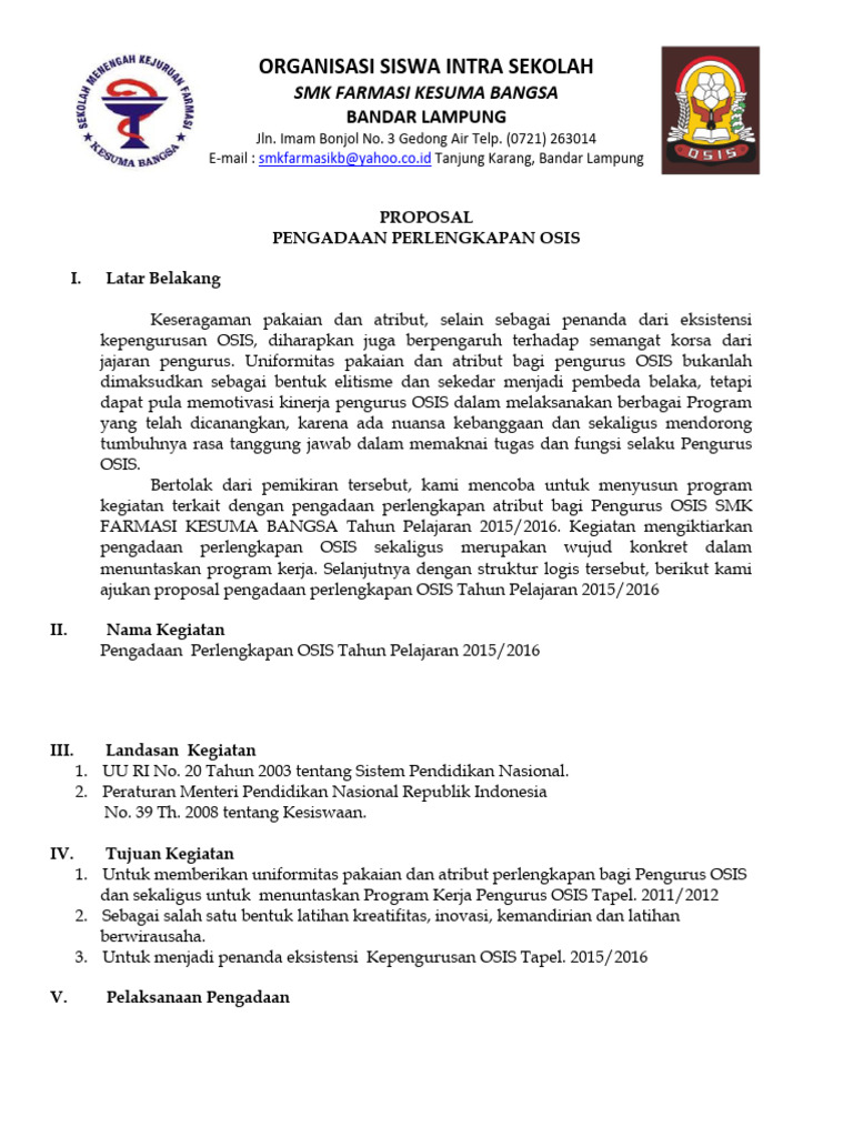 Proposal Pengajuan Atk | PDF