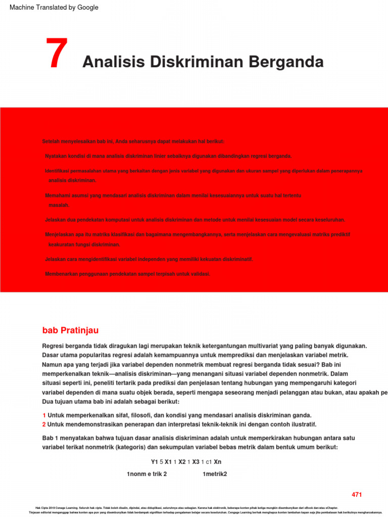 Multivariate Data Analysis 8th Edition Hair at Al 2019 Bab 7 Terjemahan ...