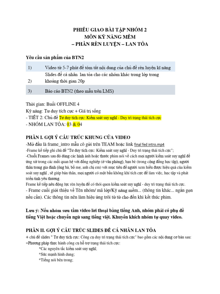 N3va4 - PHIEU Giao BTN2 | PDF