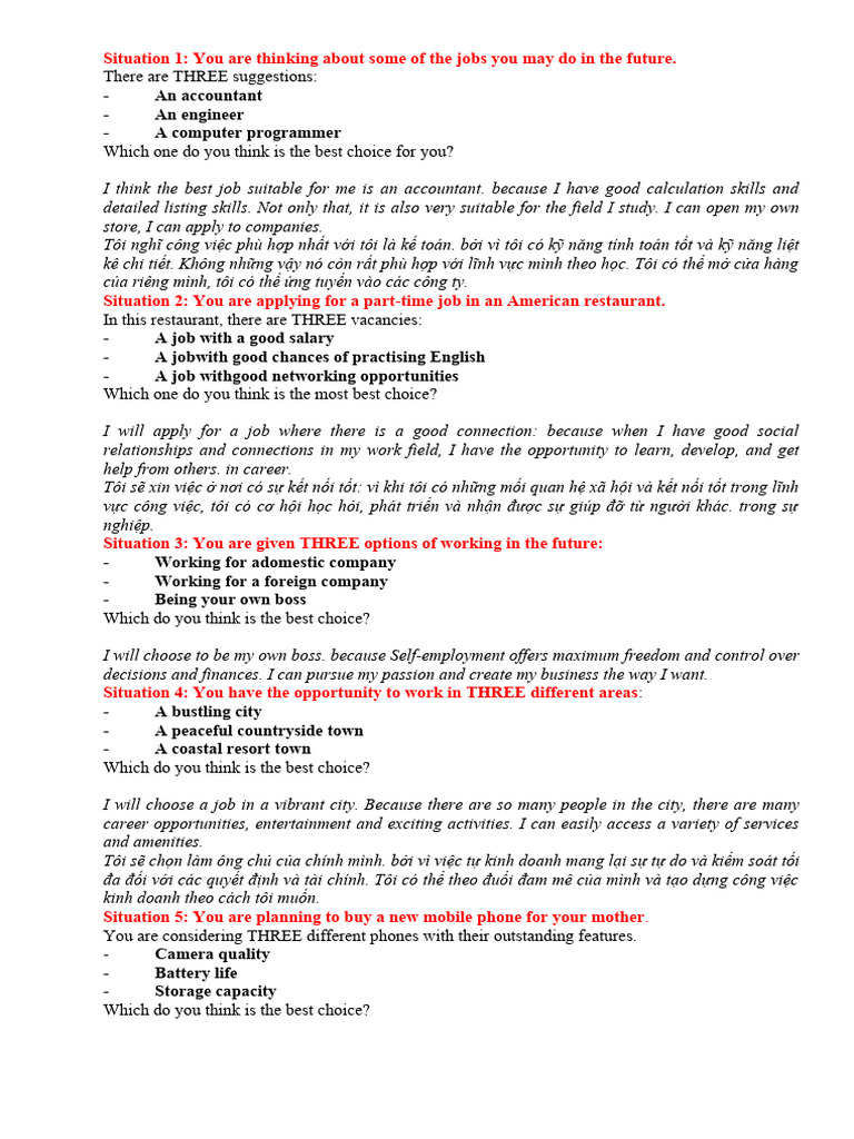 Part 2 Speaking | PDF