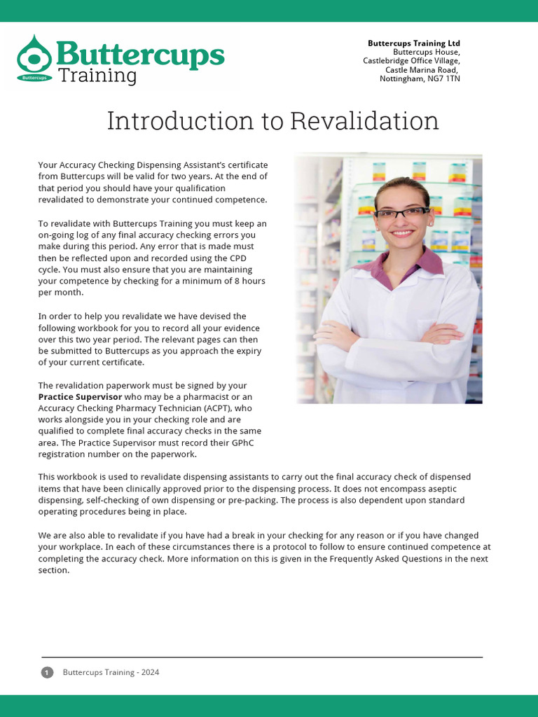 Revalidation ACDA Workbook - Jan 2024 | Download Free PDF | Health Care