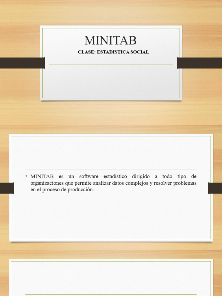 MINITAB | PDF | Six Sigma | Software