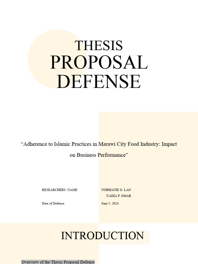 Thesis Proposal Defense | PDF | Survey Methodology | Business Ethics