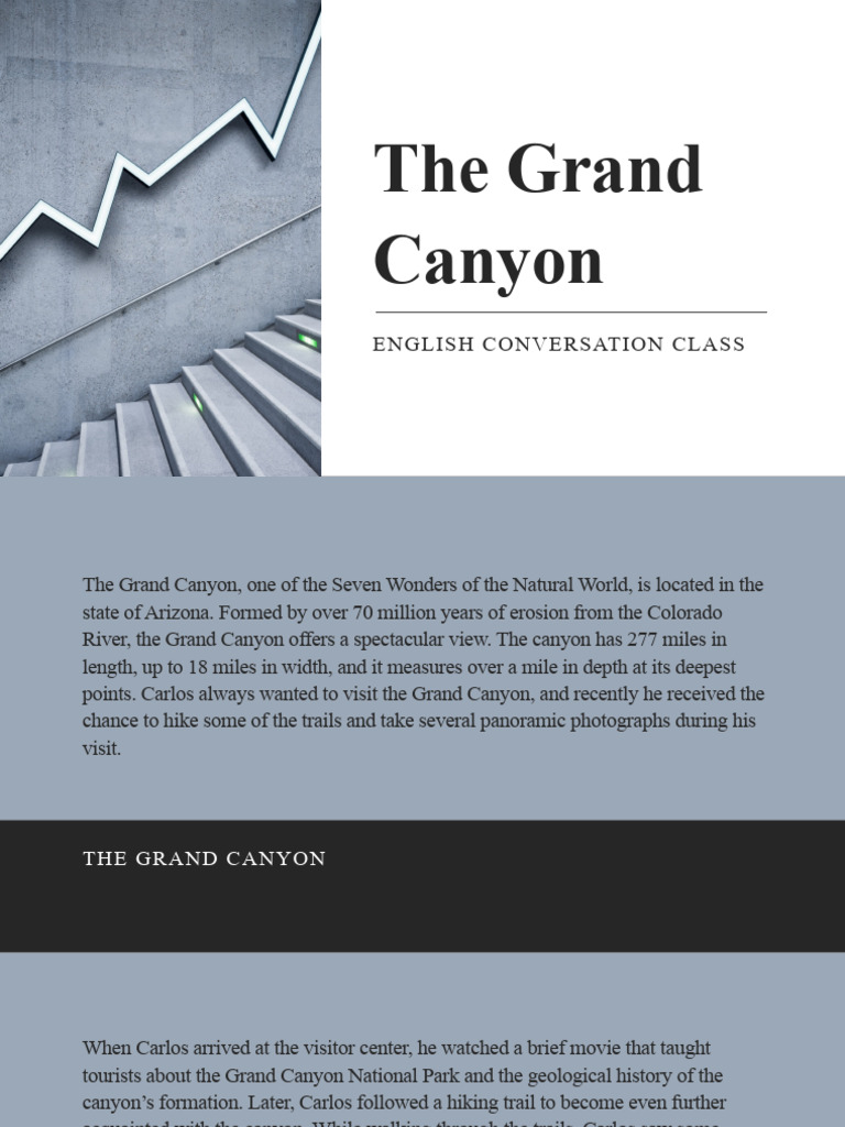 The Grand Canyon | PDF | Social Science | Travel