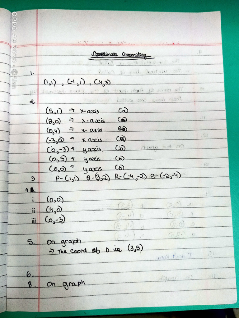 Coordinate Geometry | PDF