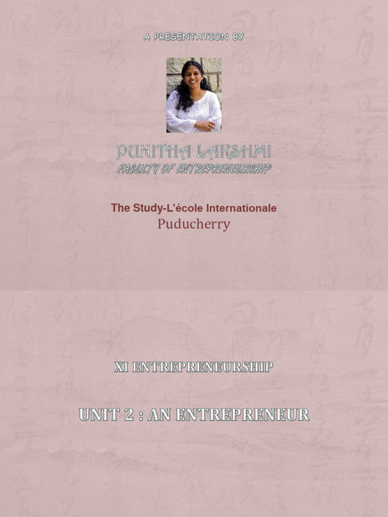 Understanding Entrepreneurial Types | PDF | Entrepreneurship | Motivation