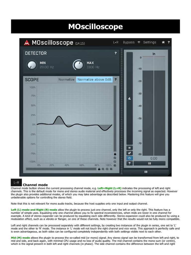 MOscilloscope Intro | PDF | Equalization (Audio) | Pitch (Music)