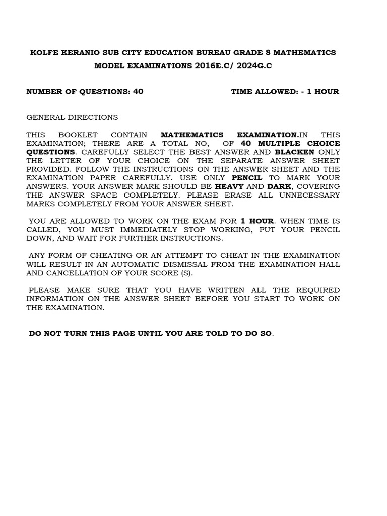 Math G8 Edited | PDF | Mathematical Concepts | Mathematical Objects