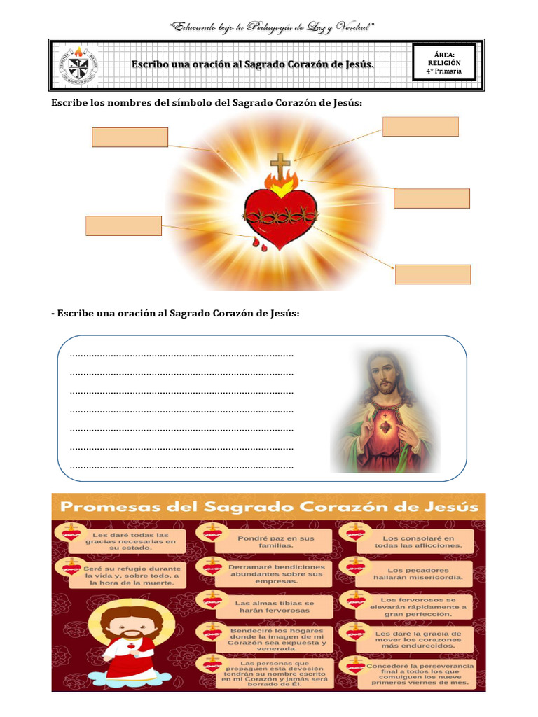 Rel-S3-Sagrado Corazón | PDF