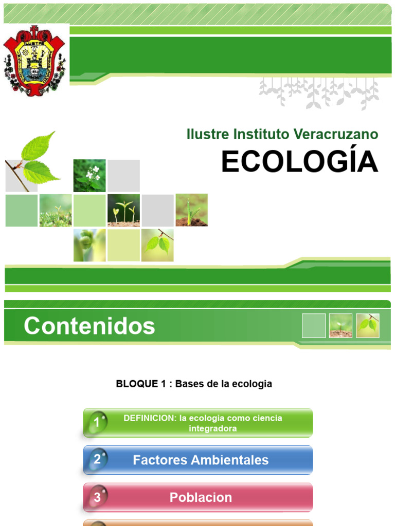 ECOLOGIA | PDF | Ecología | Entorno natural