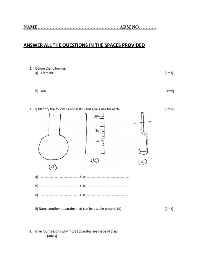 CHEMISTRY-FORM-2 | Download Free PDF | Chemical Elements | Redox