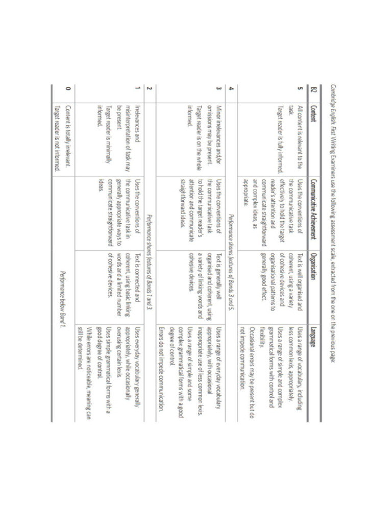 Assessment Scale | PDF
