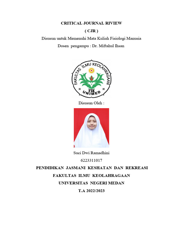 CJR Fisiologi Suci | PDF