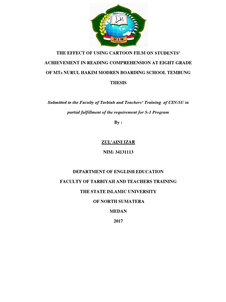 Skripsi Zul'Aini | PDF | Reading Comprehension | Learning