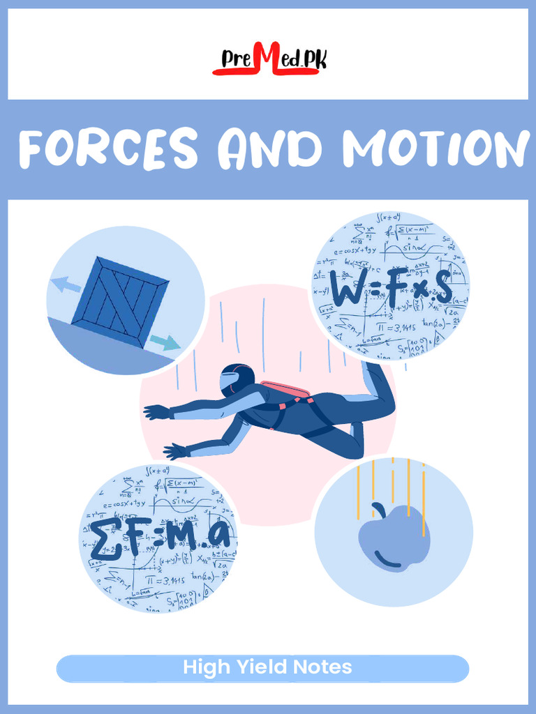 Forces and Motion - PreMed | PDF | Acceleration | Force