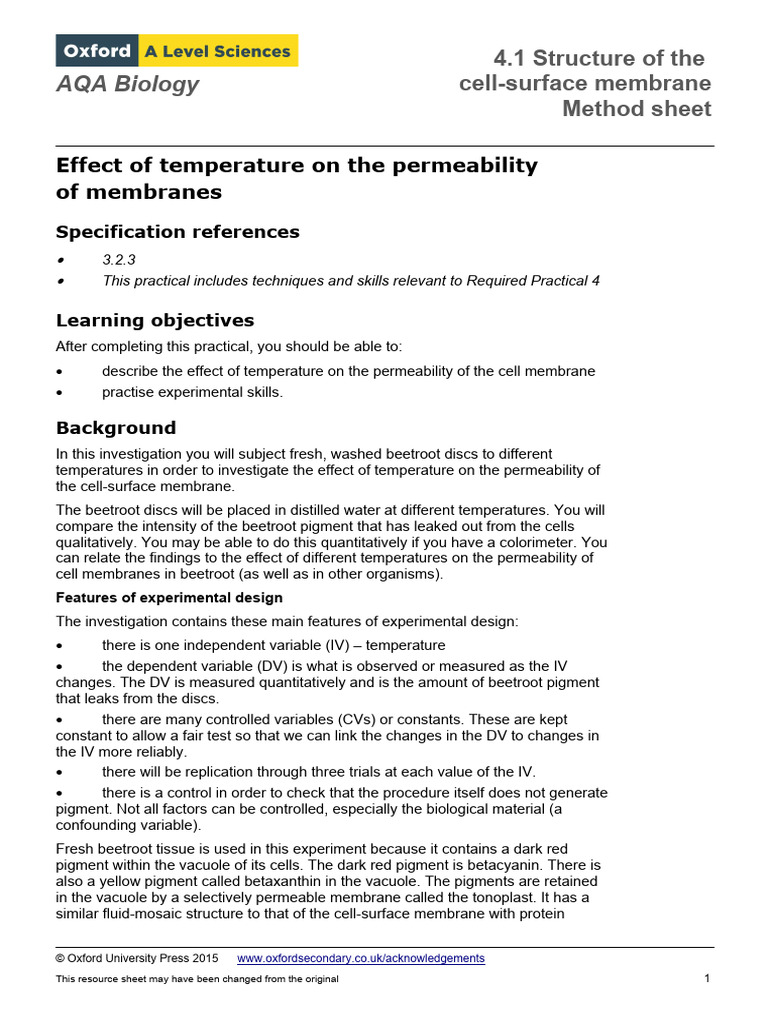 Oxo ABioQ 0401 pr01 Xxaann | PDF | Absorbance | Cell Membrane