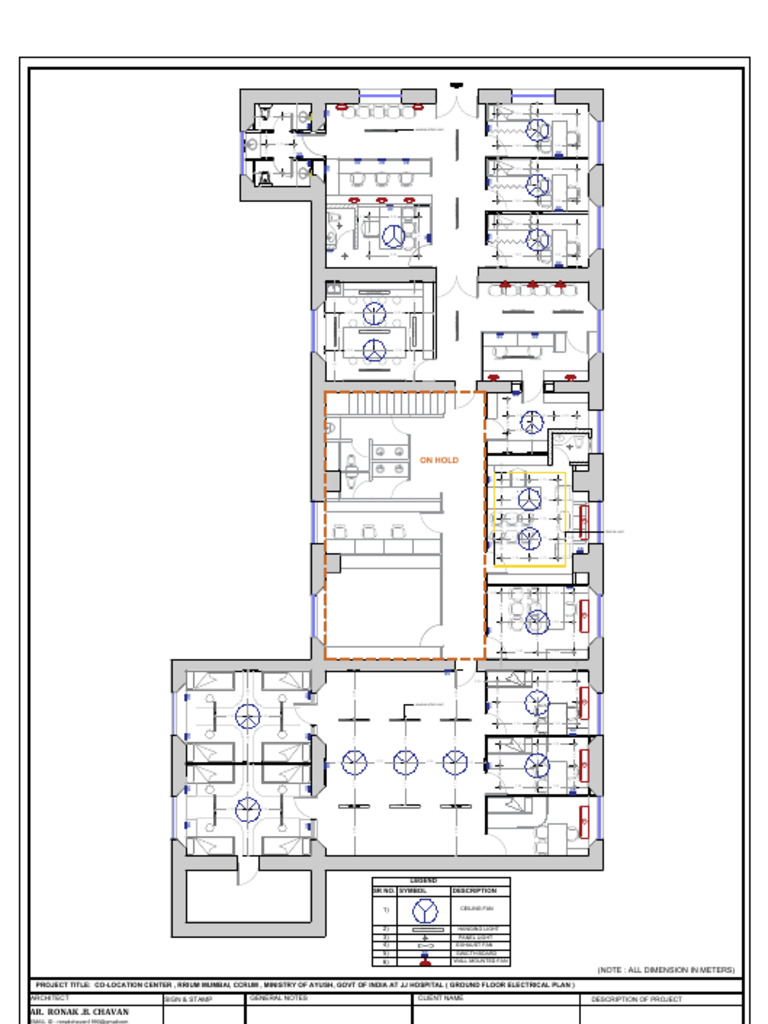 Ground Floor Electrical Plan JJ Hospital | PDF