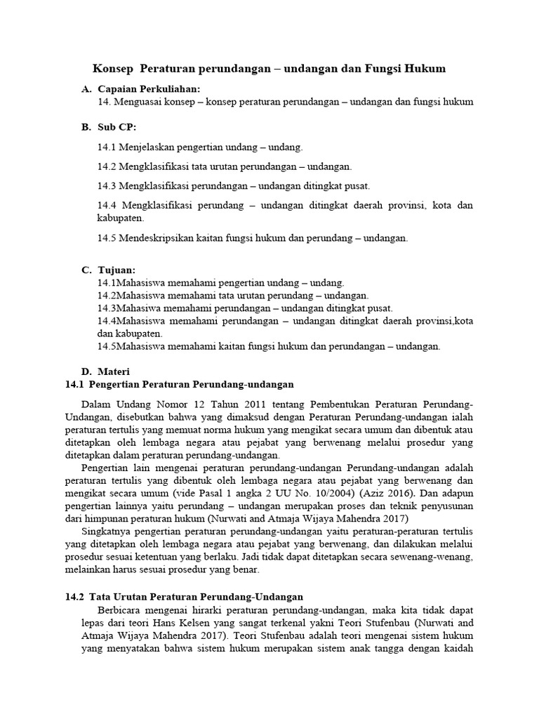 Pengertian Peraturan Perundang PKN | PDF | Politik | Ilmu Sosial