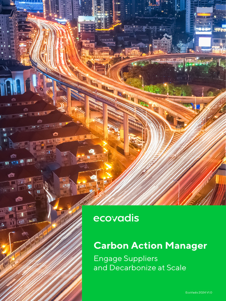 EcoVadis Carbon Action Manager Overview | PDF | Supply Chain | Climate ...