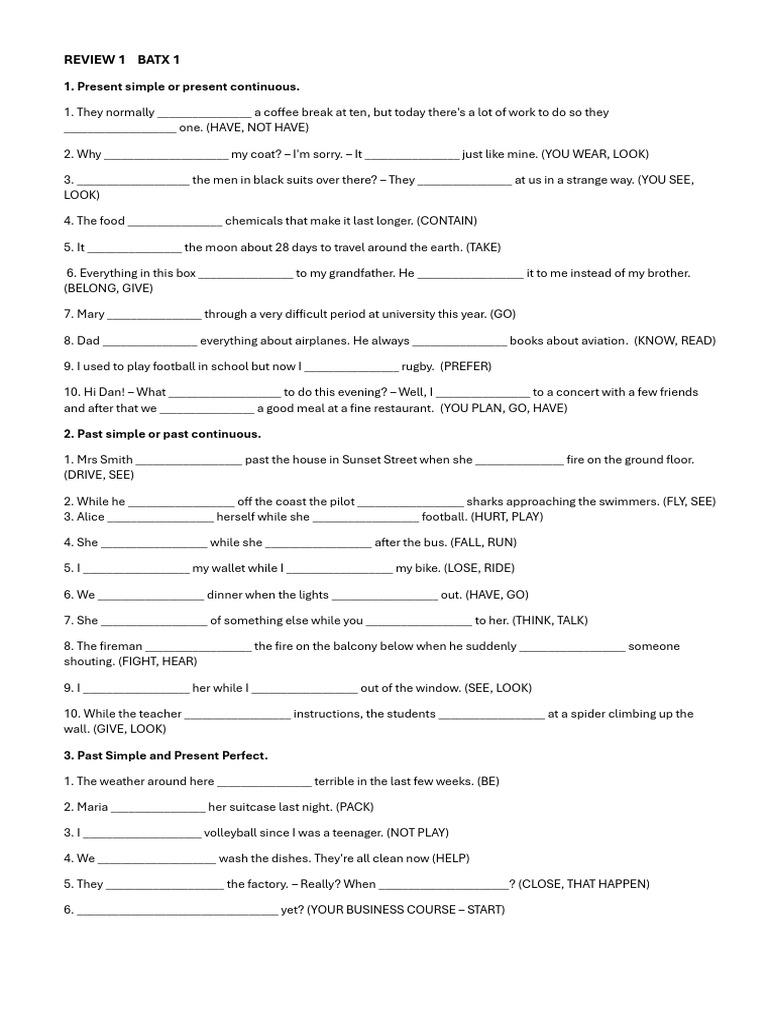 Review 1 Batx 1 | PDF