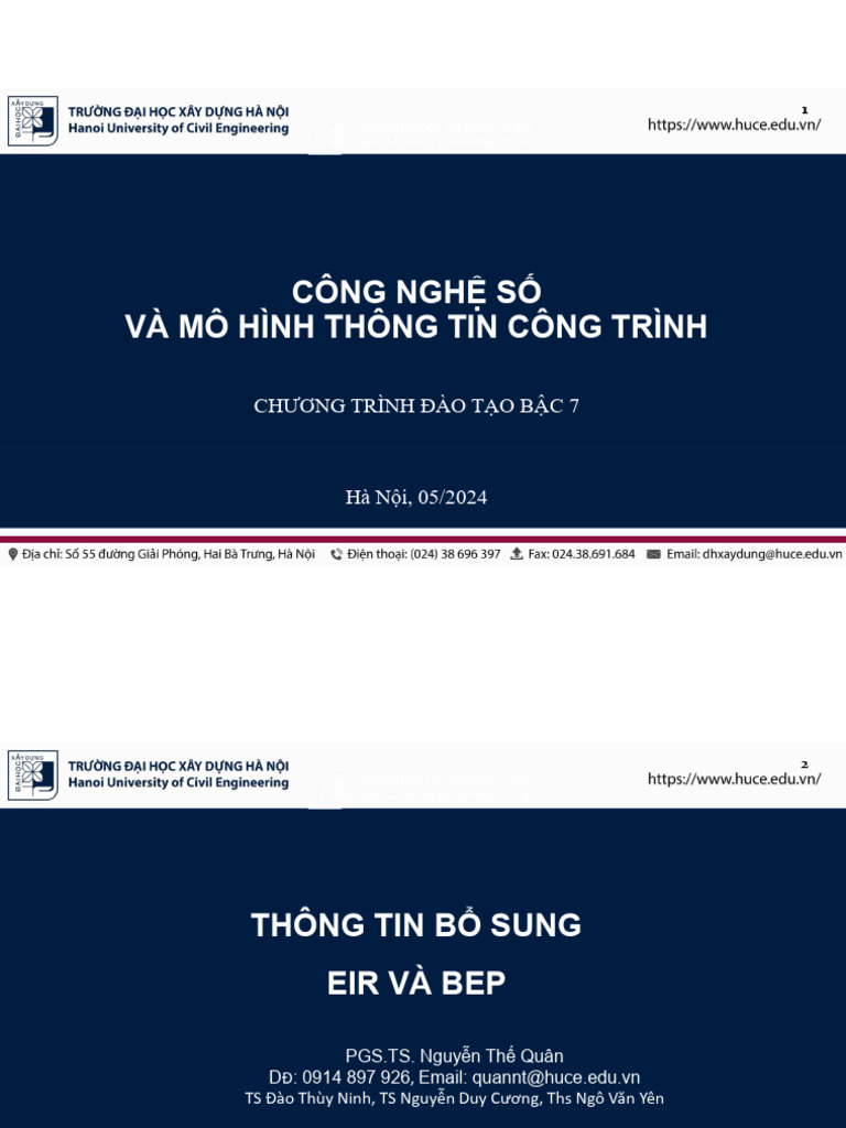 CNS Va BIM - EIR - BEP | PDF