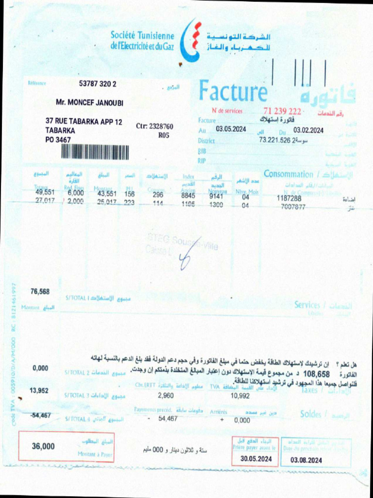 Steg Moncef Janoubi | PDF