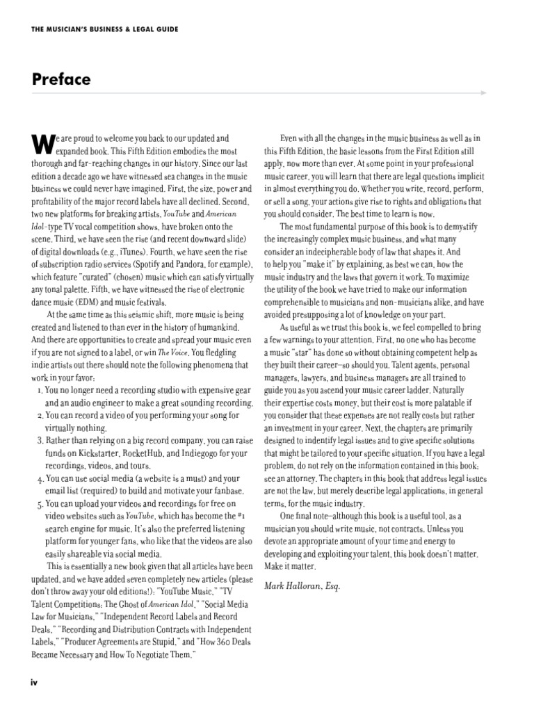 The Musicians Business and Legal Guide A Presentation of The Beverly ... The Musicians Business and Legal Guide A Presentation of The Beverly ...