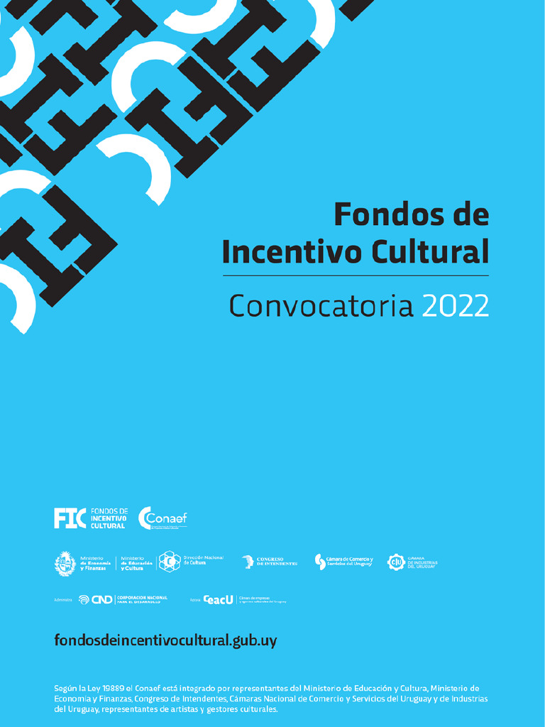 FONDOS DE INCENTIVO CULTURAL 2022 - FIC - Bases2022 | PDF | Presupuesto ...