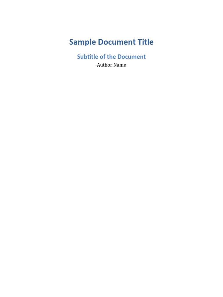 sample_document | PDF