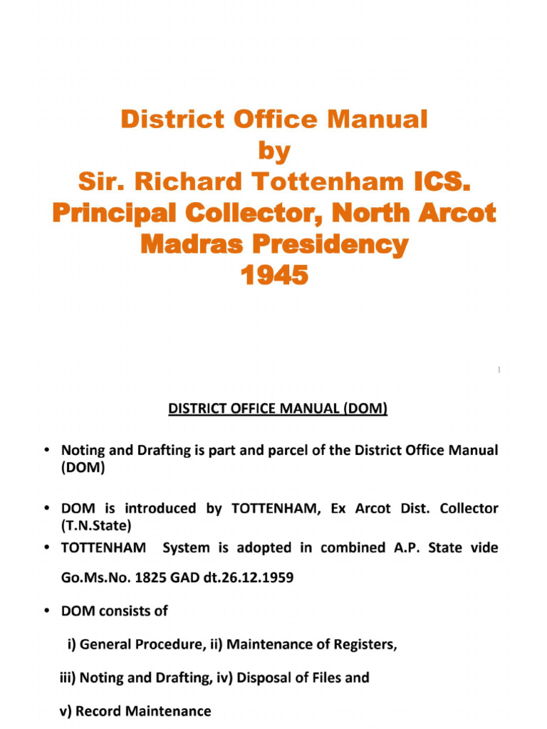 District Office Manual | PDF