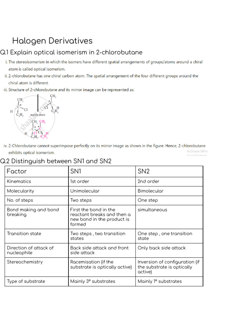 Halogen Derivatives | PDF
