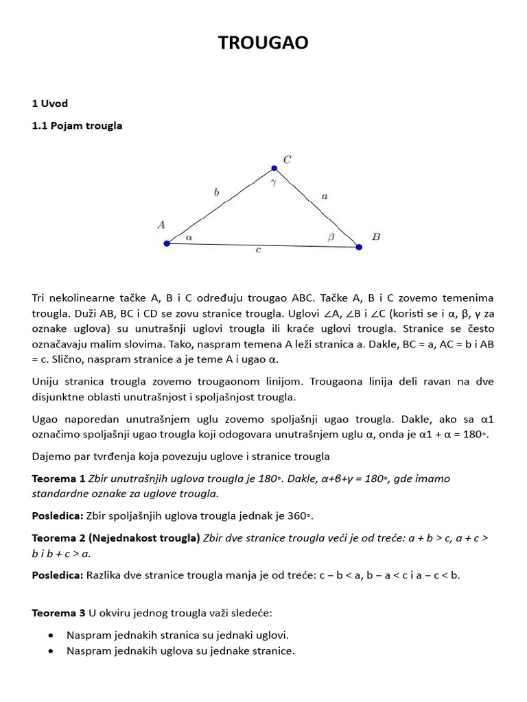 Trougao | PDF