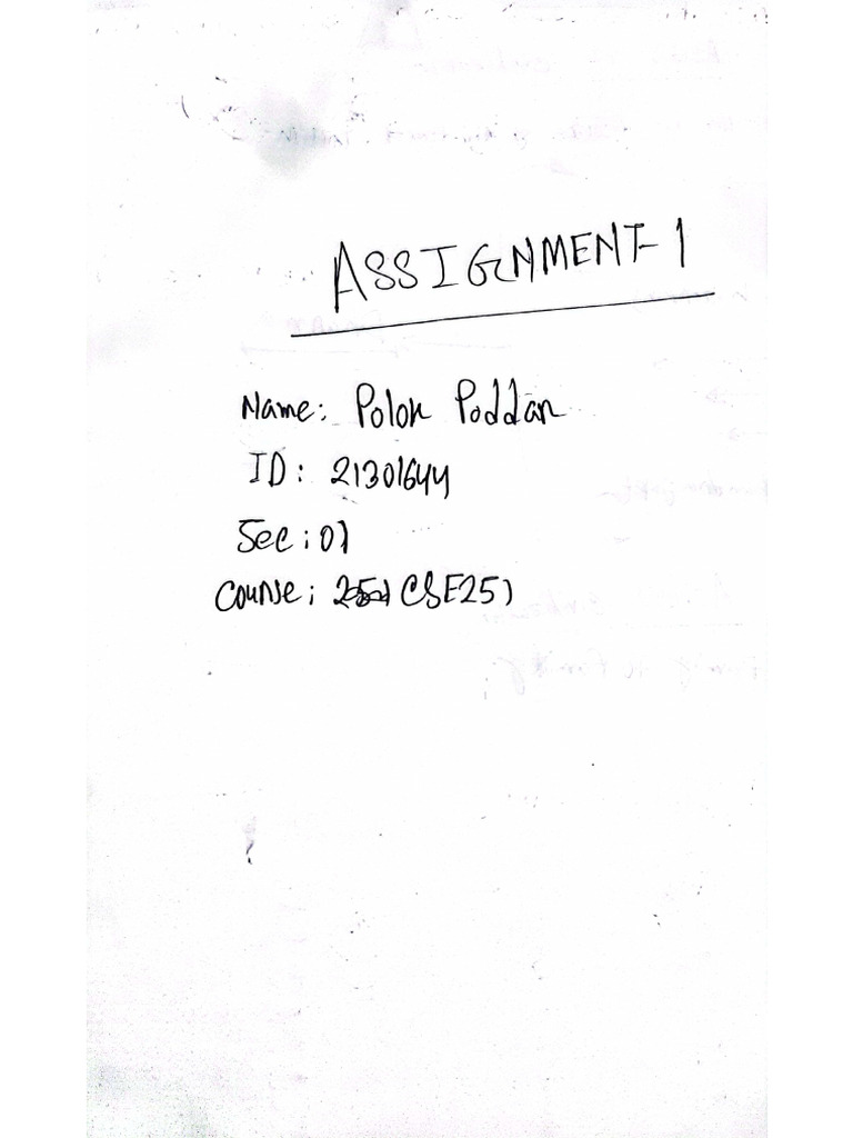 Polok Poddar - Sec01 | PDF