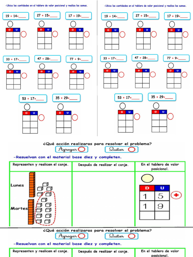 Estrategias para Calcular - Sumas 2grado | PDF