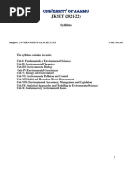 UGC NET Environmental Science Syllabus 2025 | PDF | Ecology | Waste