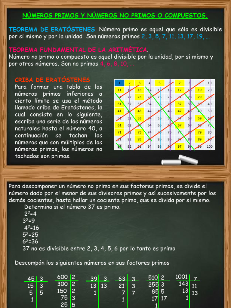 Números Primos MCM y MCD Roca | Descargar gratis PDF | Matemática ...