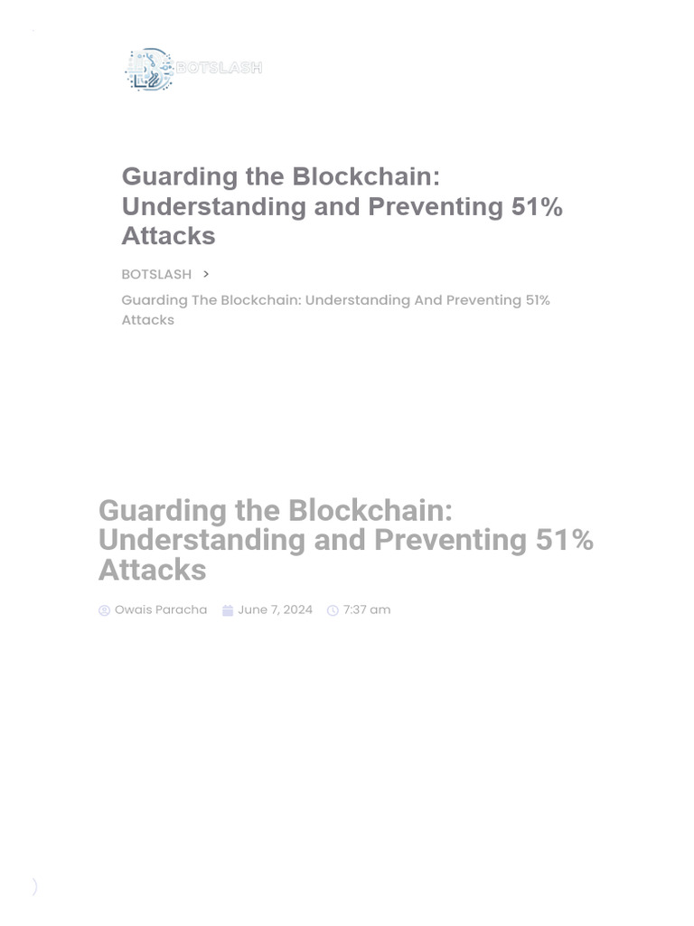 Guarding The Blockchain | PDF | Distributed Computing | Computing