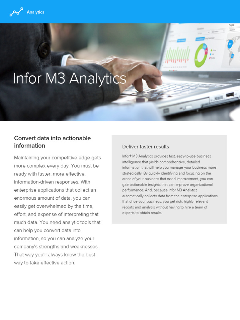 Infor M3 Analytics | PDF | Analytics | Performance Indicator