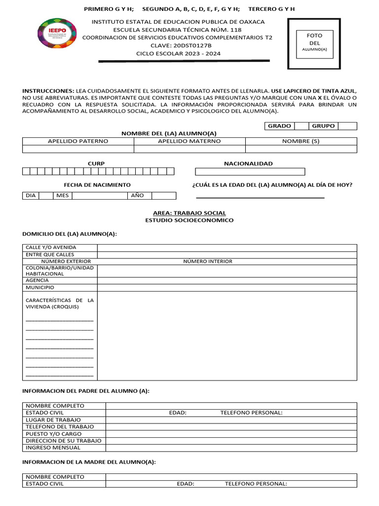 Formato Servs Compls 1gh 2a-H 3gh | PDF | Las emociones | Internet