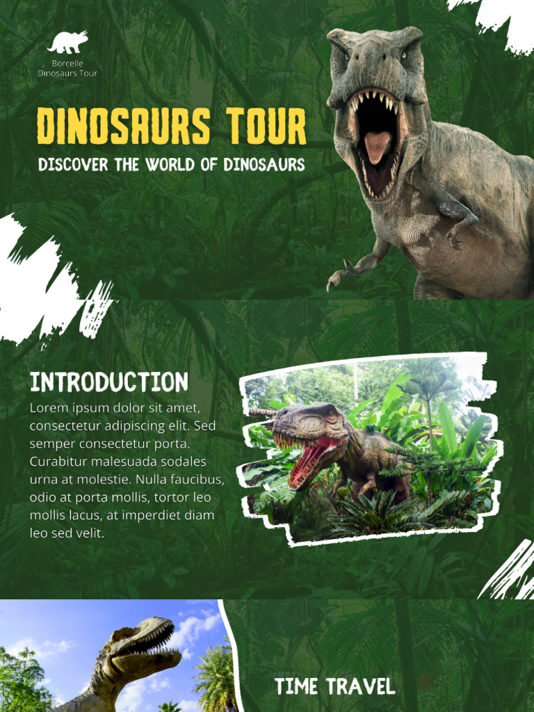 Explore Dinosaurs: Interactive Tour Guide | PDF | Cooking, Food & Wine