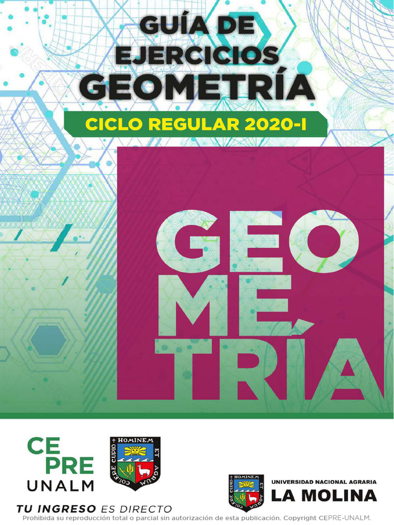 Guía de Ejercicios Geometría | PDF | Geometría Elemental | Formas ...
